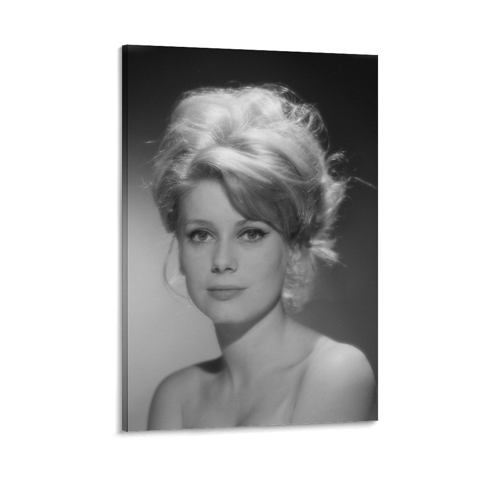 French Film Actresses Catherine Deneuve Black And White Sexy Poster ...