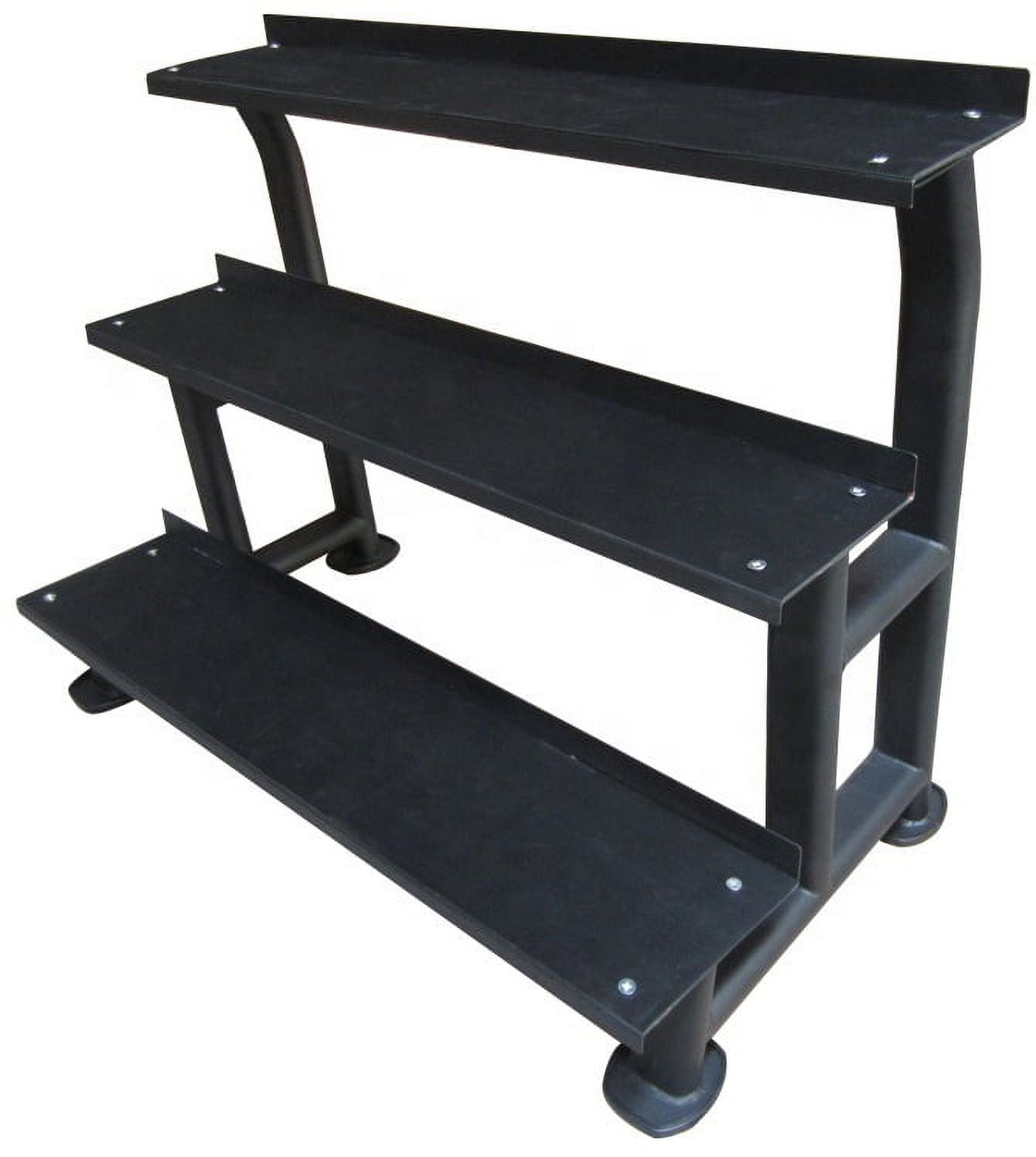 French Fitness 3 Tier Kettlebell Rack (New) - Walmart.com