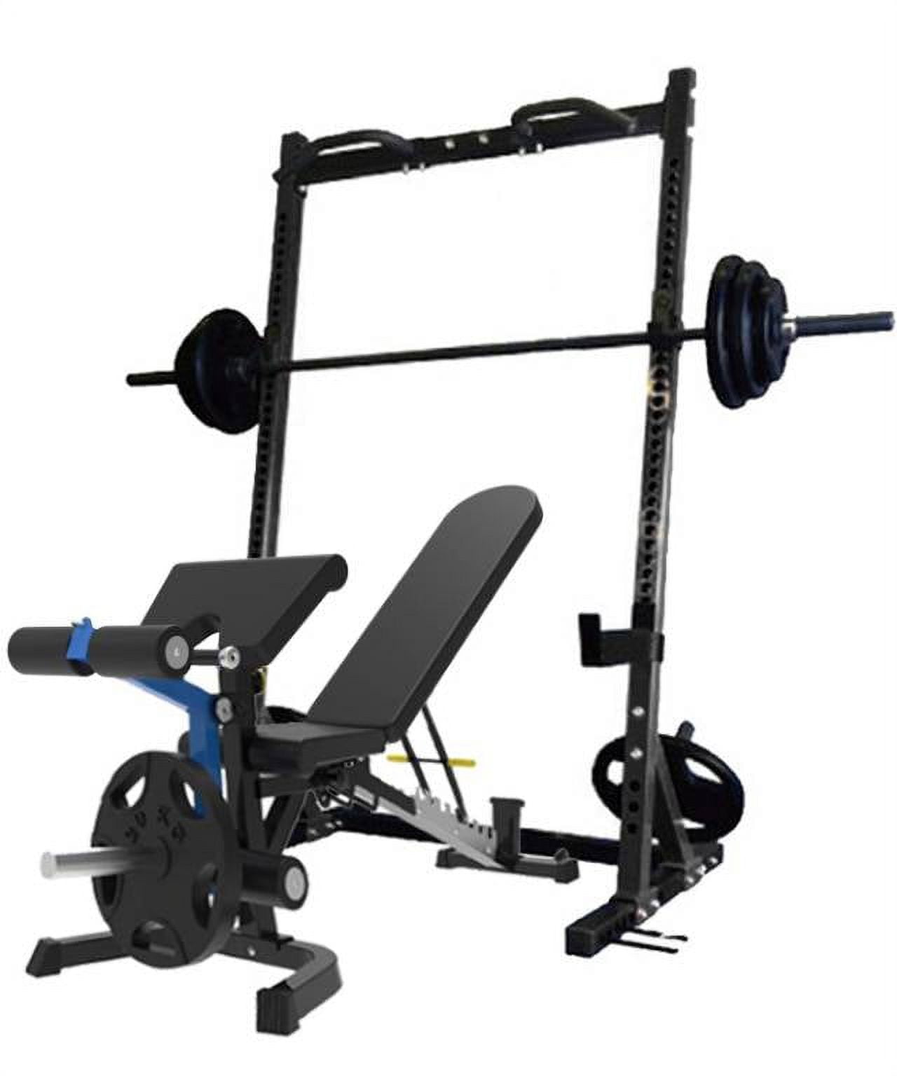 French Fitness BRC10 Multi Bench / Half Rack Combo (New) - Walmart.com