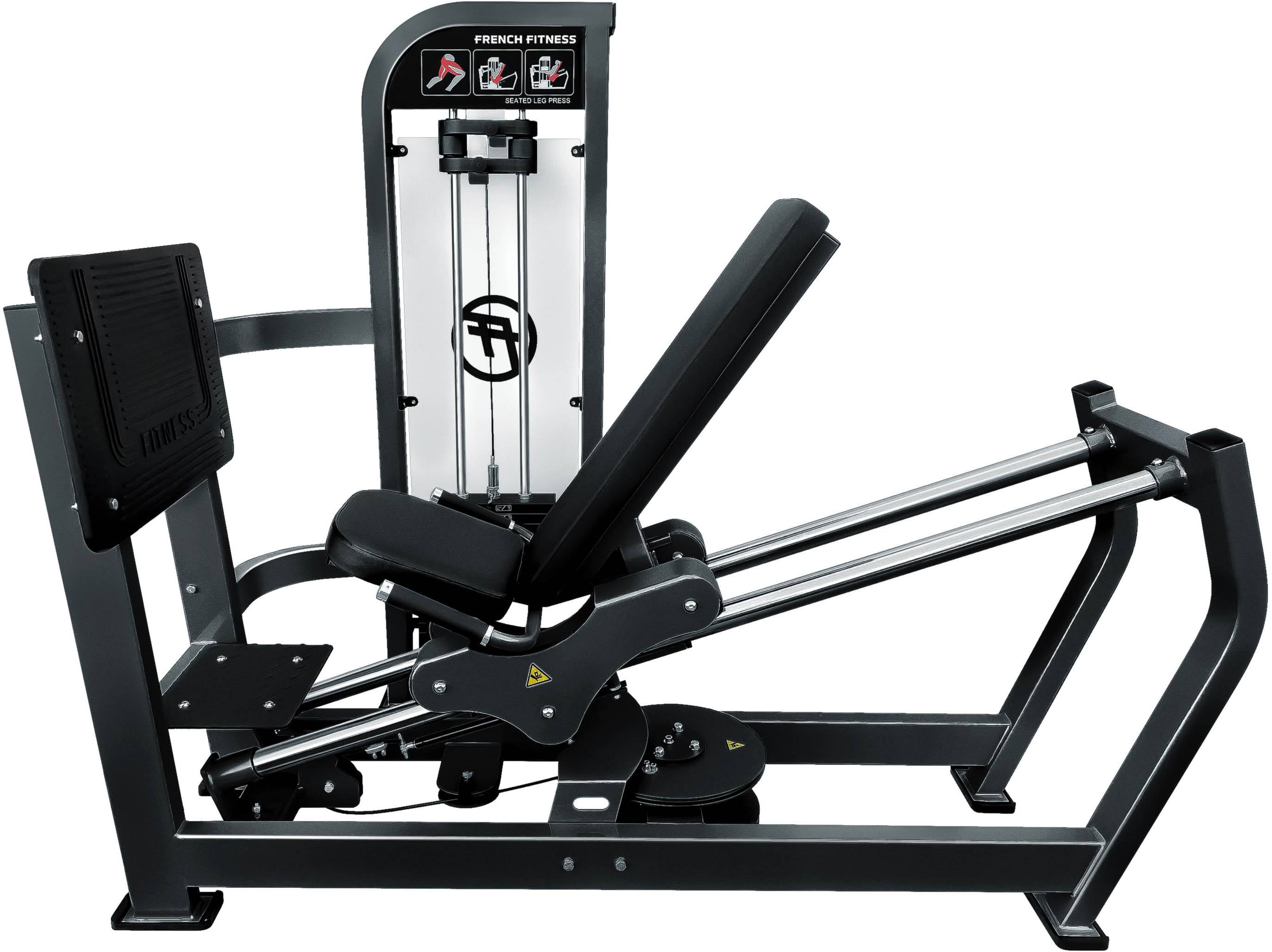 French Fitness FFB Black Seated Leg Press Sled / Calf Raise (New ...