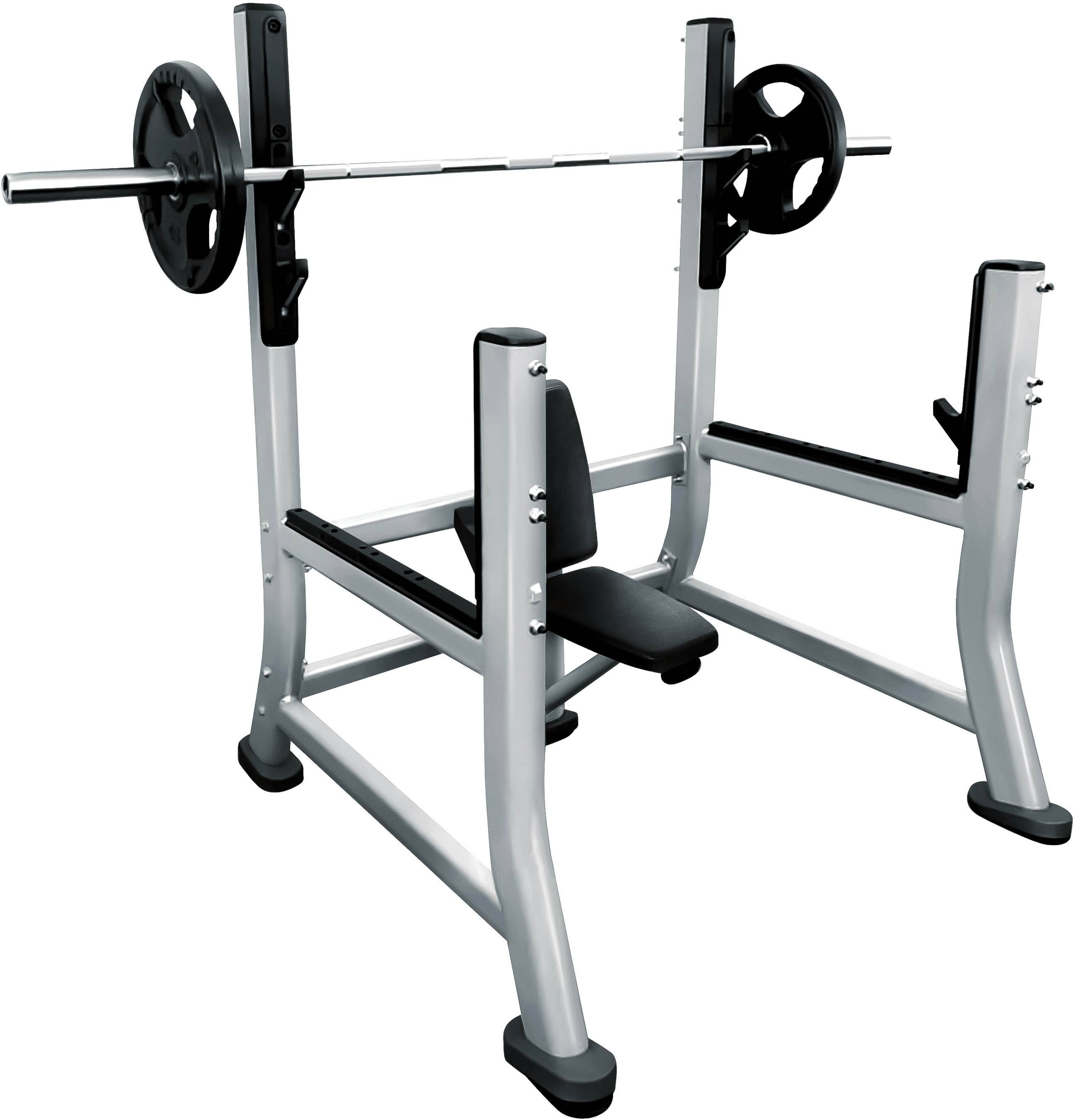 French Fitness FFS Silver Olympic Military Bench (New) - Walmart.com