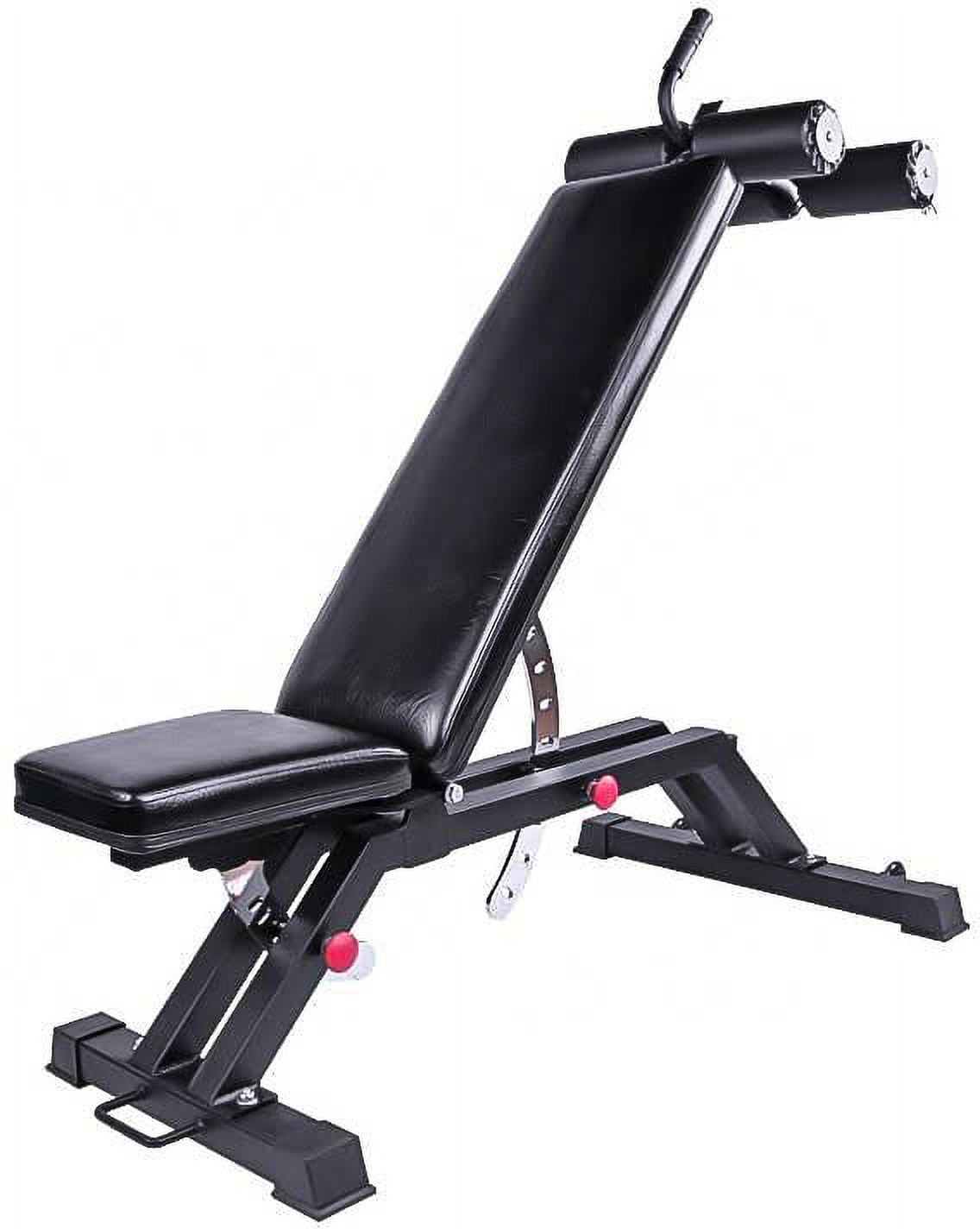 French Fitness Multi Adjustable Bench w/Ab Rollers (New) - Walmart ...