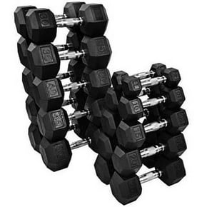 Rubber Coated Dumbbells