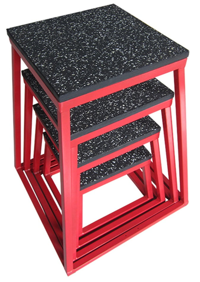 French Fitness Steel Plyo Box Set of 4 (12",18",24",30") (New ...