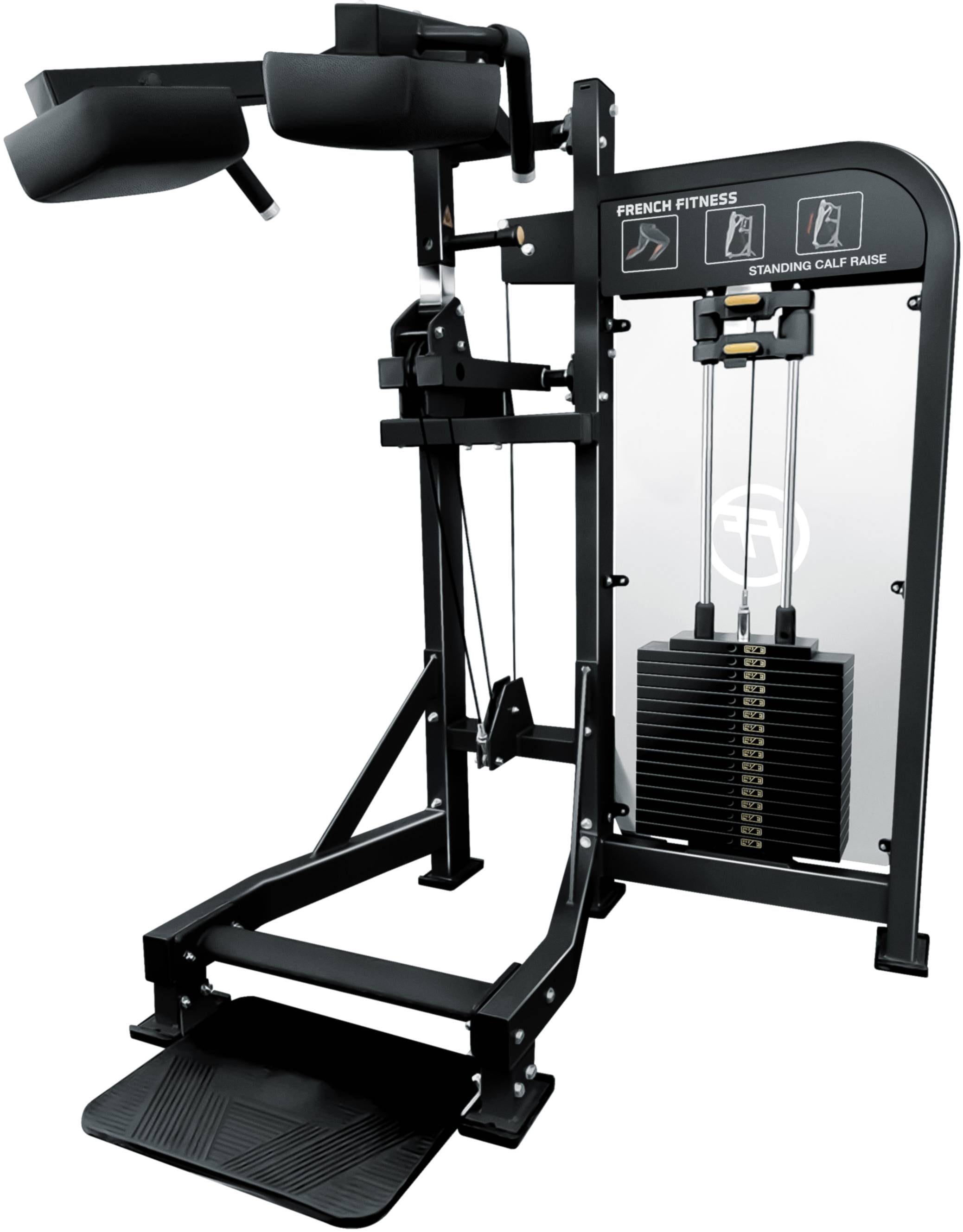 French Fitness Tahoe Selectorized Standing Calf Raise (New) - Walmart.com