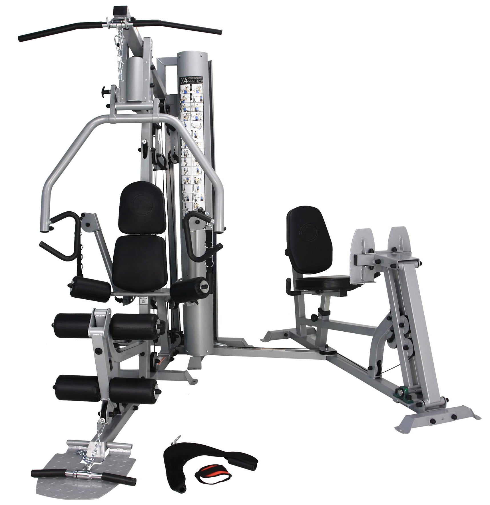 French Fitness X4 Home Gym System w/Leg Press (New) - Walmart.com