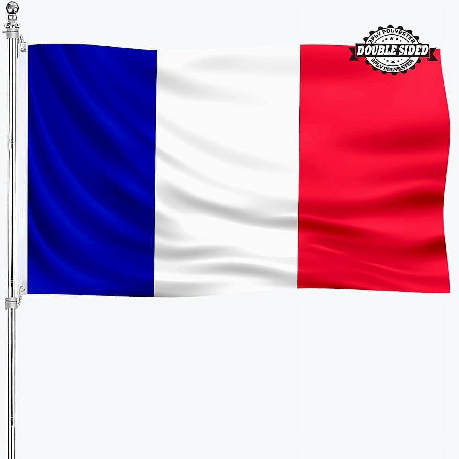 French Flag 3x5ft France Flags Double Sided Outdoor National Flags ...