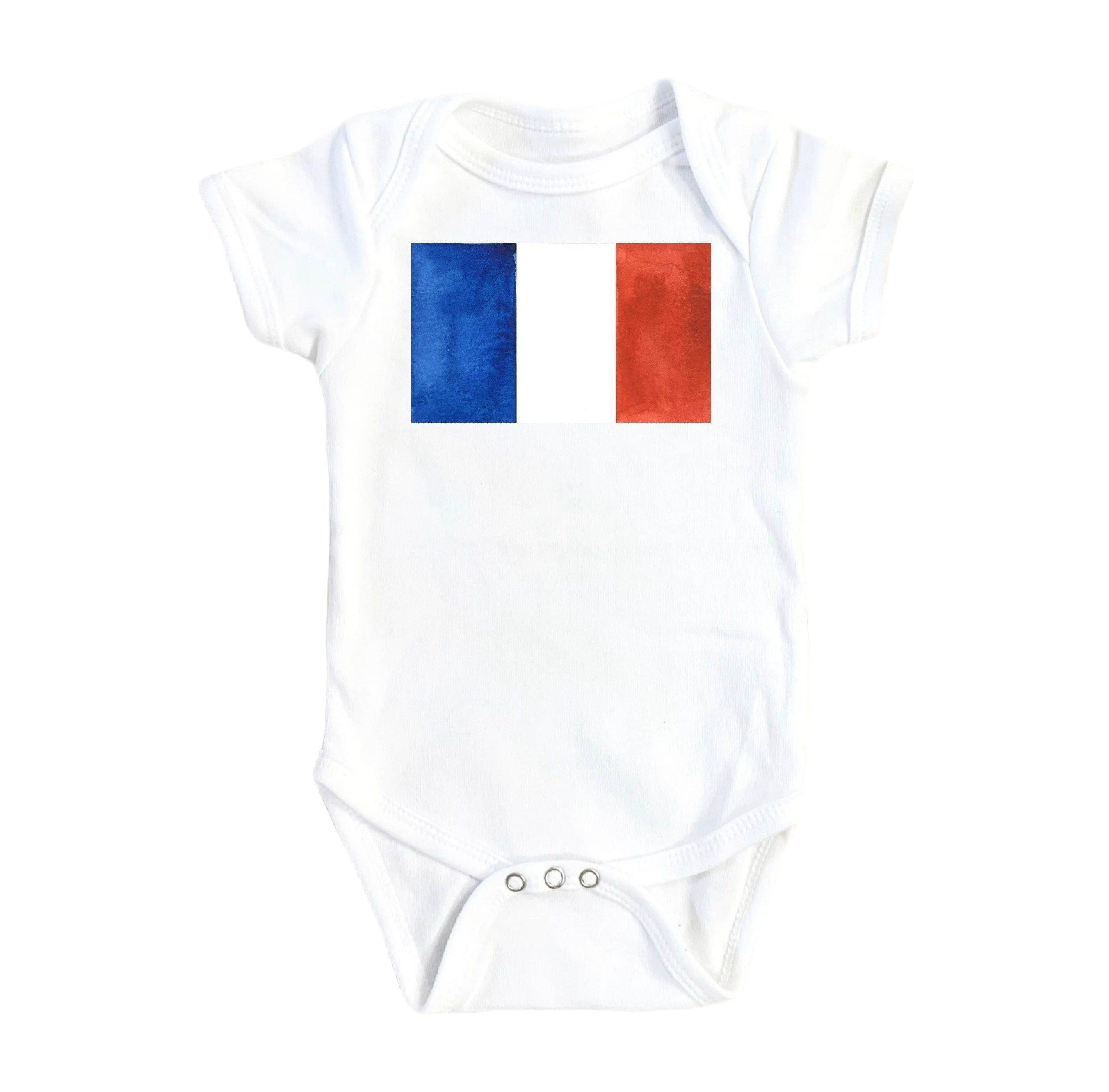 French Flag - Baby Boy Girl Clothes Infant Bodysuit Funny Cute Newborn - Walmart.com