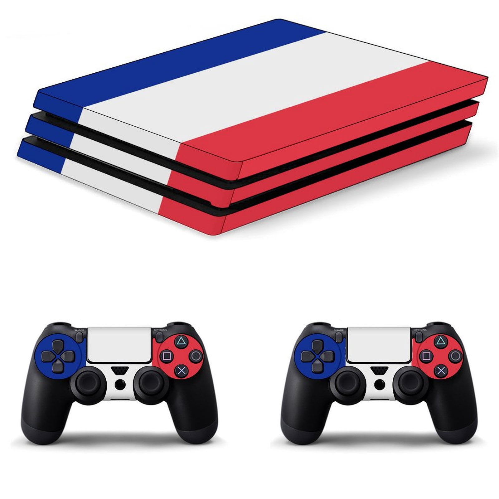 French Flags (France) PS4/PS4 Pro/PS4 Slim Skin Sticker For Console And ...