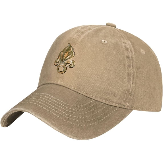 French Foreign Legion Logo Hats Baseball Caps Washed Dad Trucker Denim ...