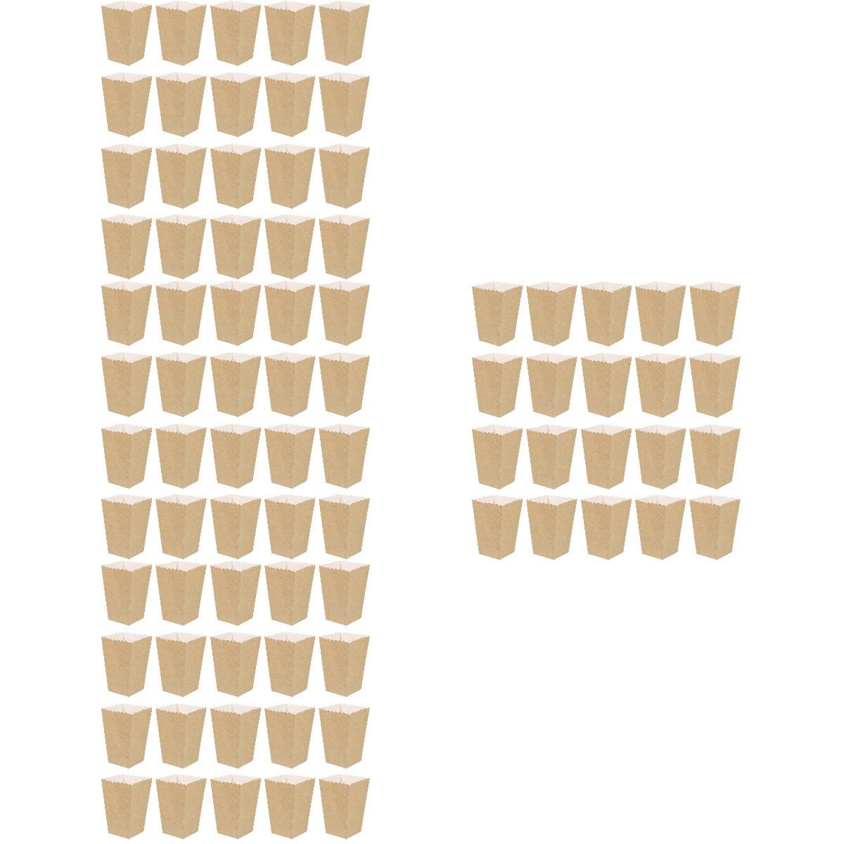 French Fries 200 Pcs Popped Popcorn Party Candy Cartons Container ...