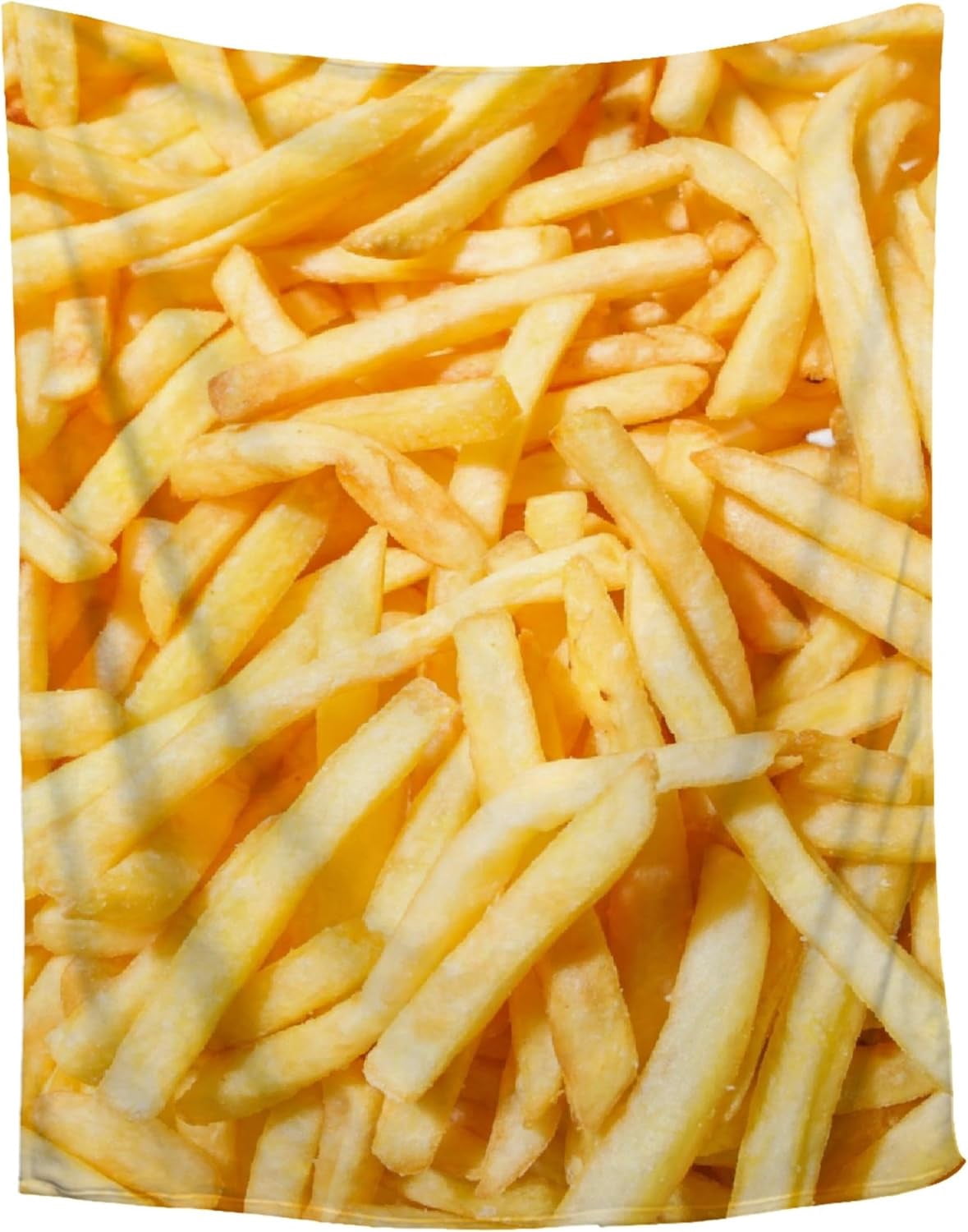 French Fries Blanket, Funny Food Gift for Users & Adults, Soft Cozy ...