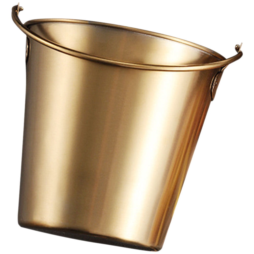 French Fries Chicken Bucket Ice Cube with Handle Stainless Steel ...