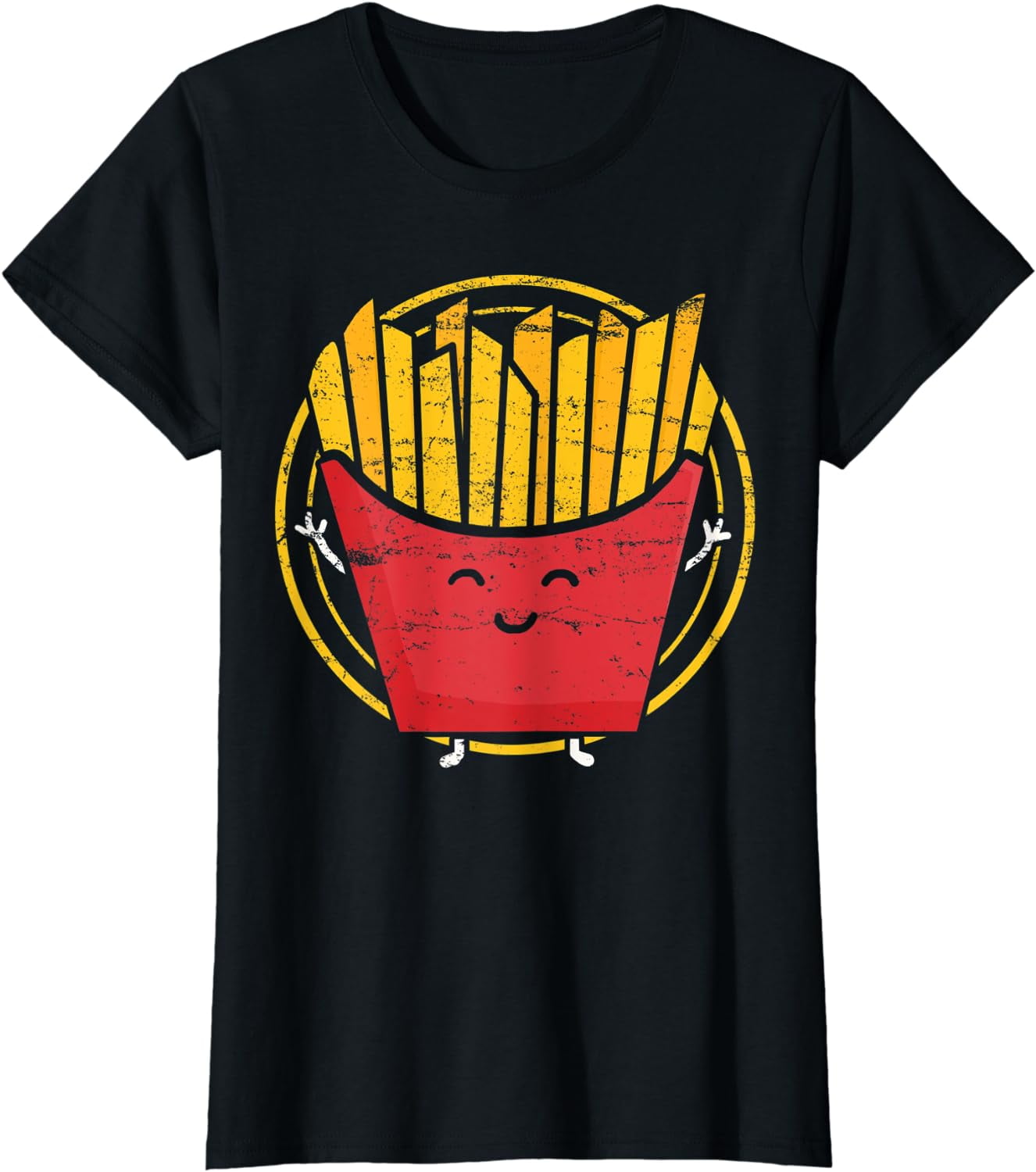 French Fries Fast Food Restaurant Kawaii Food Foodie T-Shirt - Walmart.com