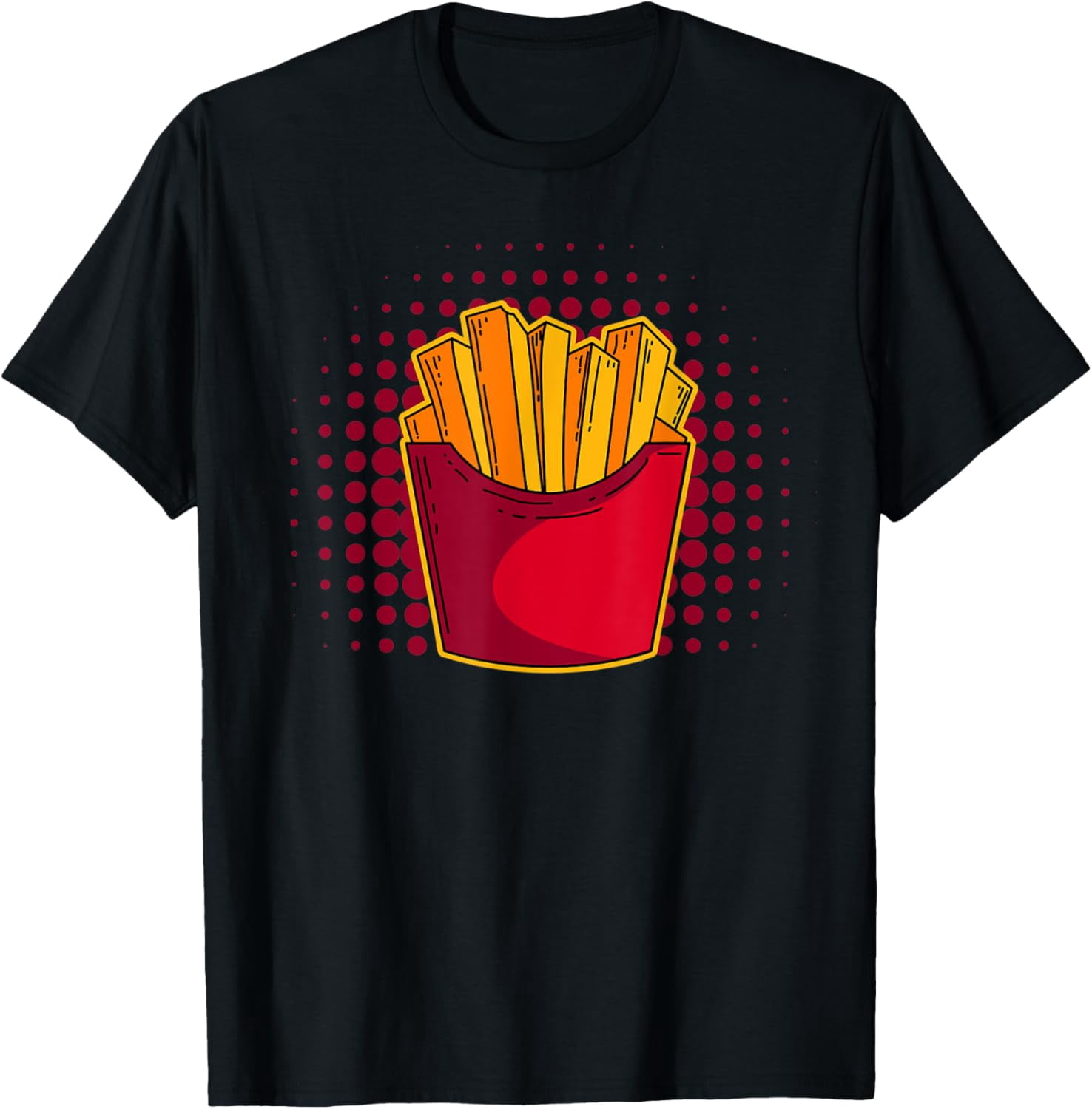 French Fries Finger Chips French-fried Potatoes Snack T-Shirtmen and ...