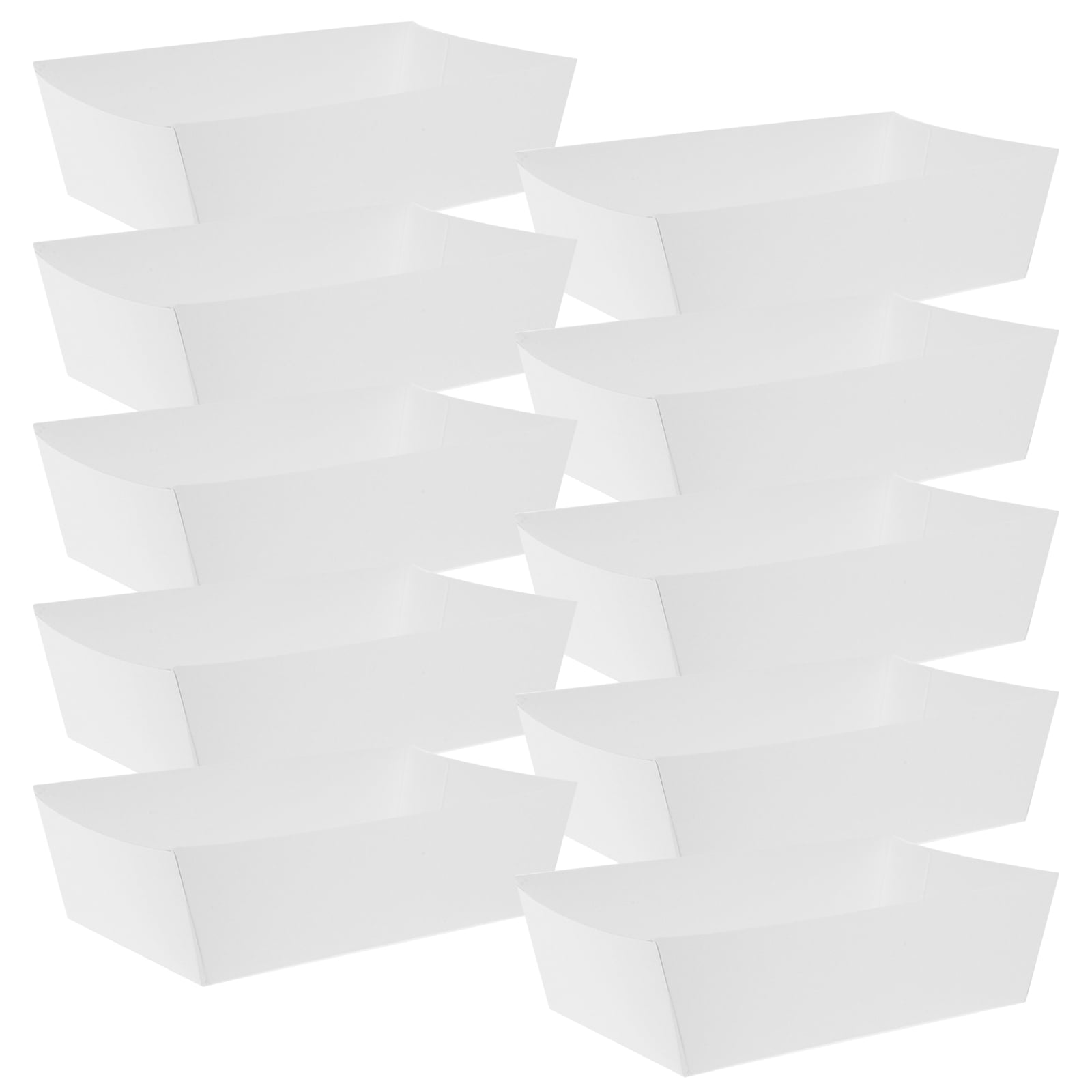 French Fries Food Tray 100 Pcs Salad Containers Frying Takeout Fried ...