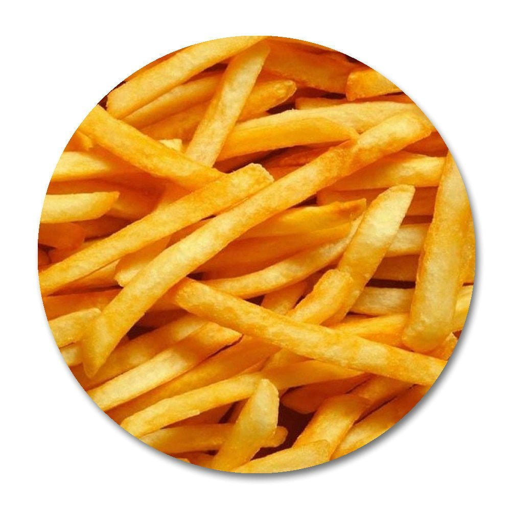 French Fries Fried Potato Slices Round Mouse pads Gaming Mouse Pad 7 ...