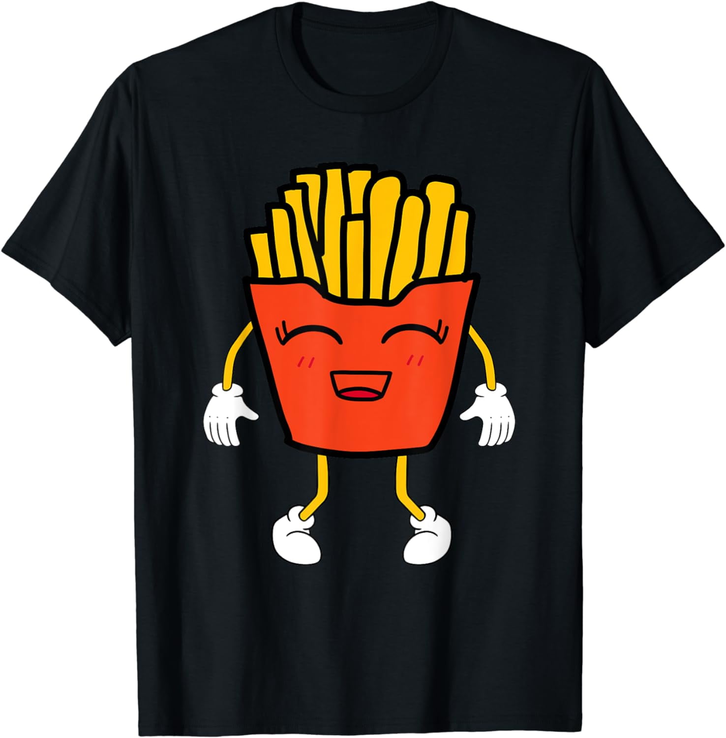 French Fries Kawaii Cute Fry Women or Kids / Toddler or Men T-Shirt ...