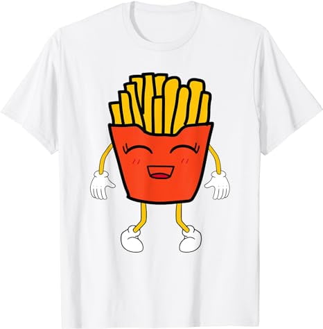 French Fries Kawaii Cute Fry Women or Kids / Toddler or Men T-Shirt ...