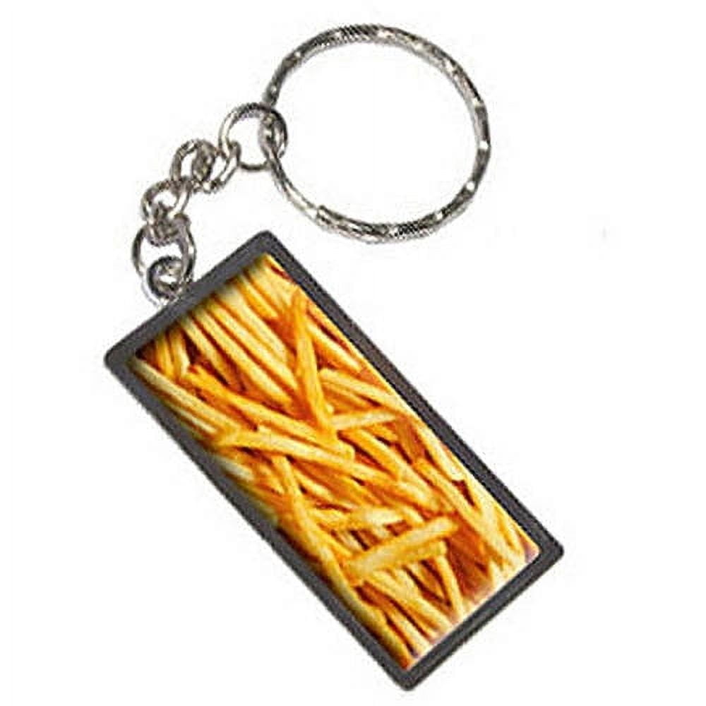 French Fries Keychain Key Chain Ring - Walmart.com