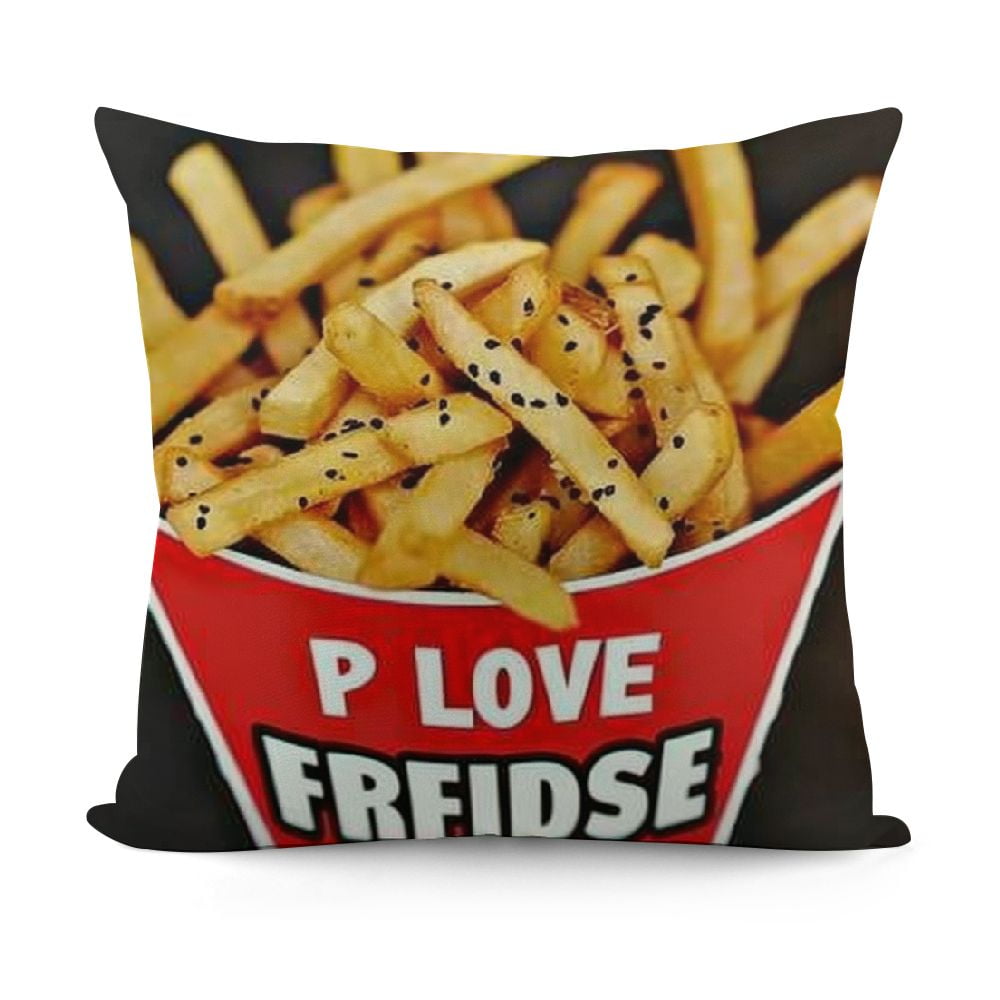 French Fries Lover Fast Food French Fry Throw Pillow - Walmart.com