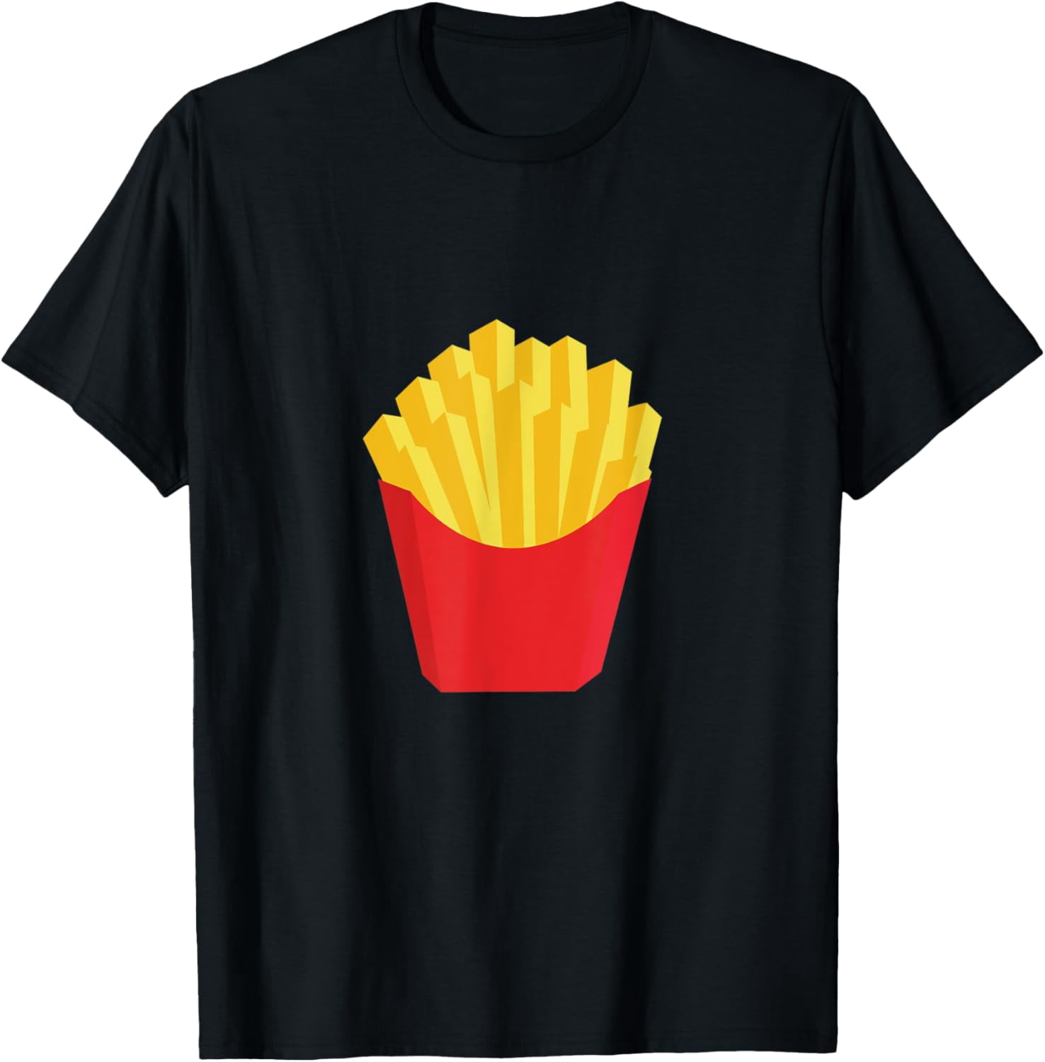 French Fries T-Shirt men and women can wear, black, white, gifts ...