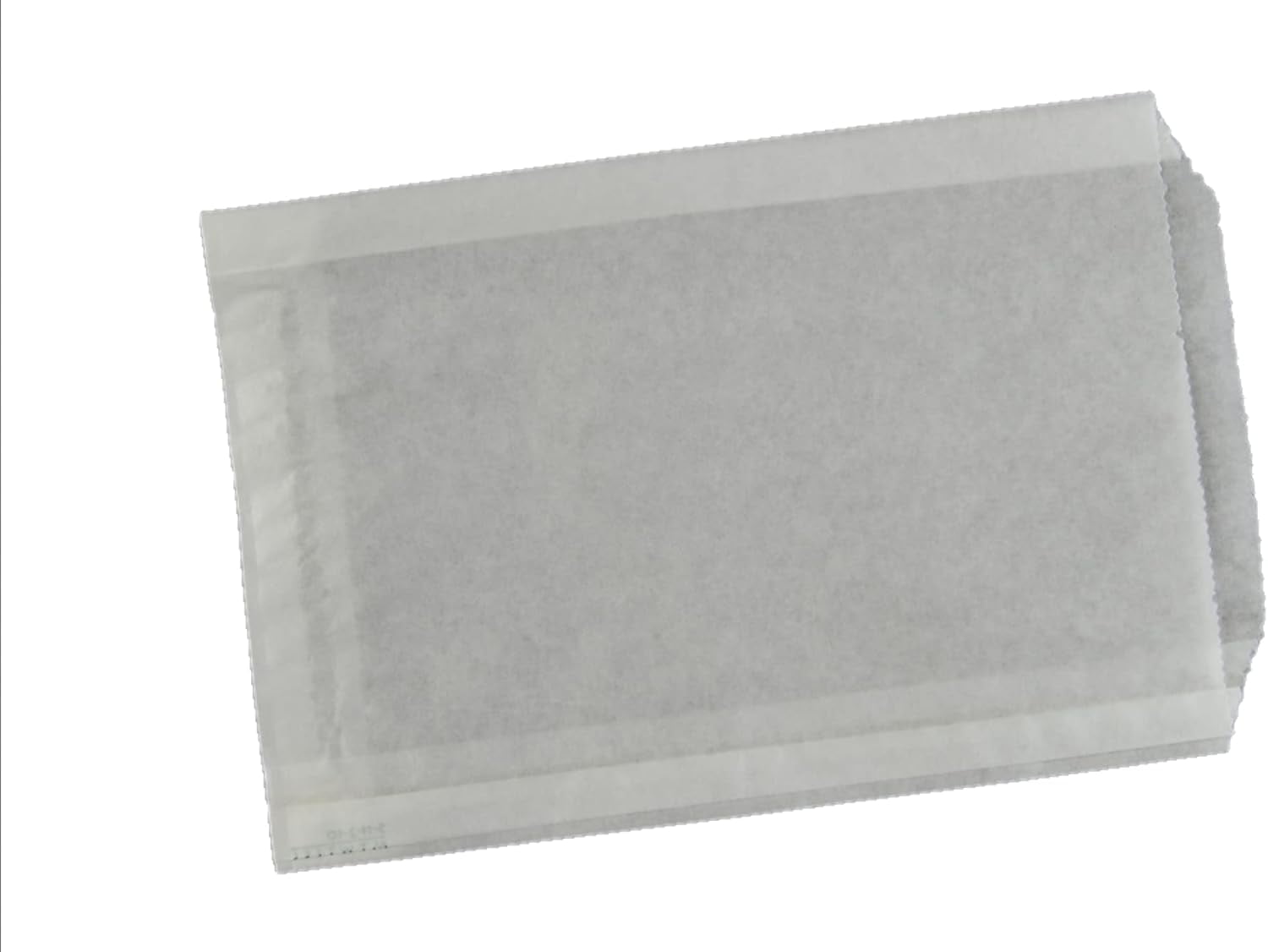 French Fry Bag, 5-1/2'' x 1'' x 8'' Size, White Grease Resistant Paper ...