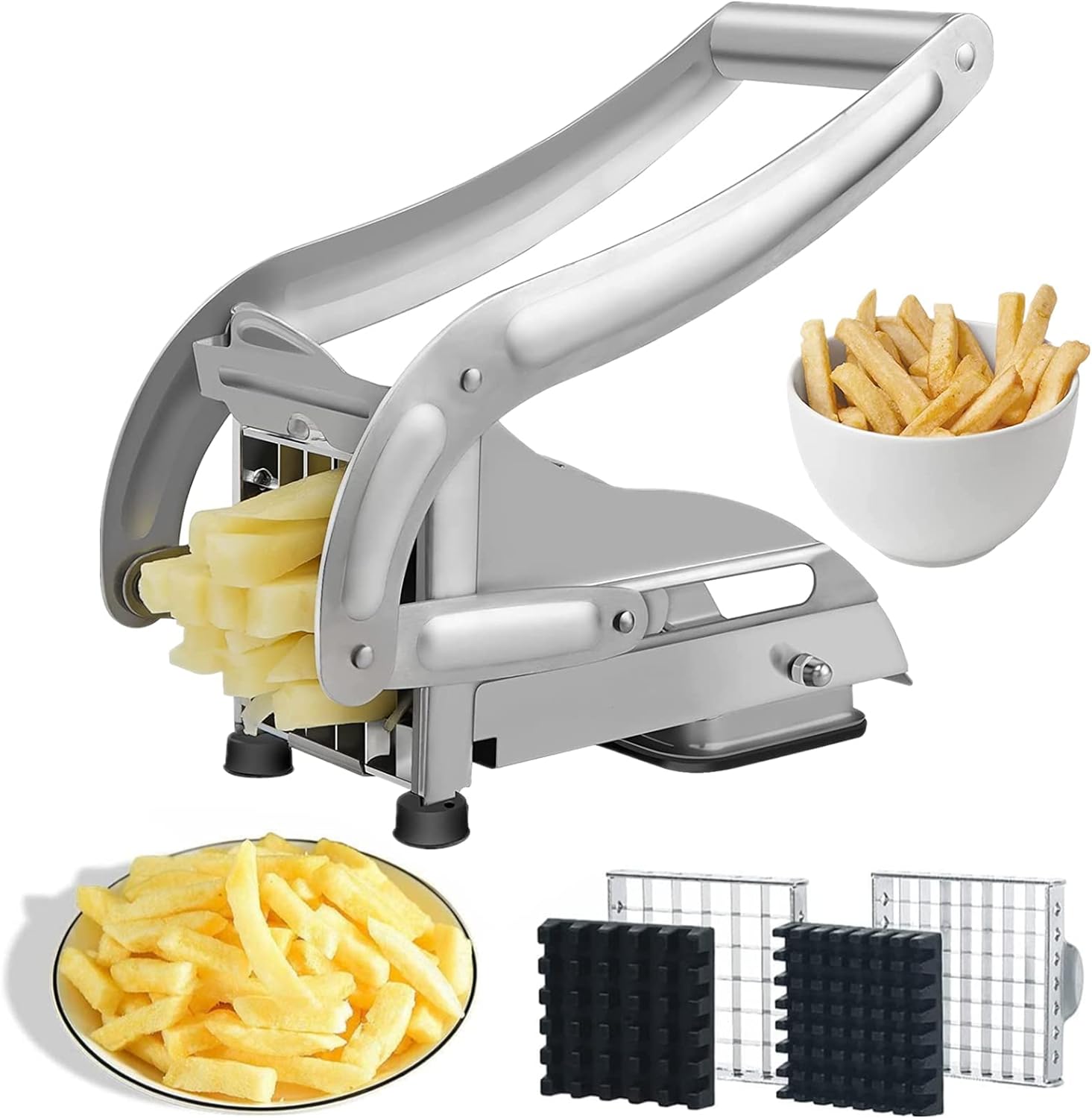 Westmark French Fry Cutter with 3 Stainless Steel Blades - Walmart.com