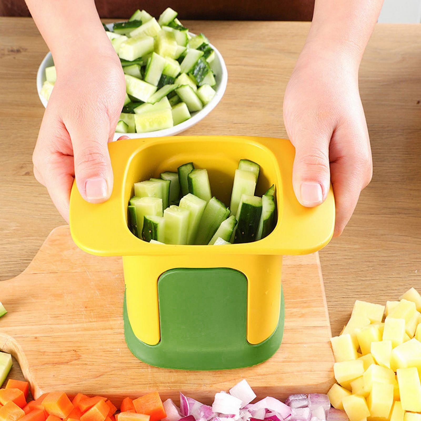 French Fry Cutter,Potato Cutter for Fries,Stainless Steel Blade Chopper ...