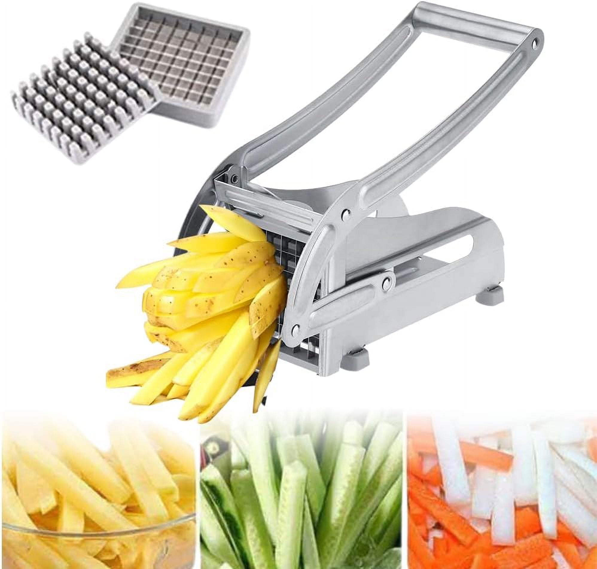 French Fry Cutter for Potatoes Kitchen Use,2025 Stainless Steel Manual ...