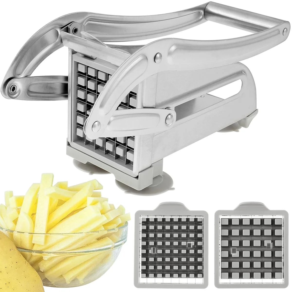Customer reviews for French Fry Cutter Stainless Steel Potato Chipper ...