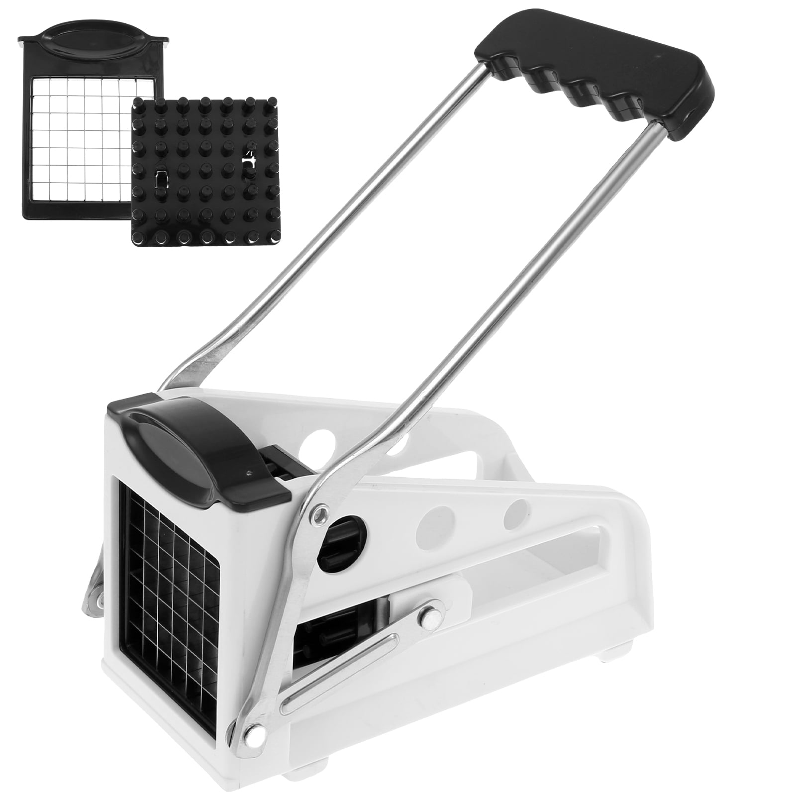 French Fry Cutter,Stainless Steel Potato Cutter, Potato Slicer,Includes ...