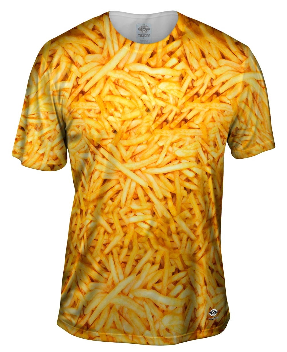 French Fry Frenzy Mens T-Shirt All Over Print - Walmart.com