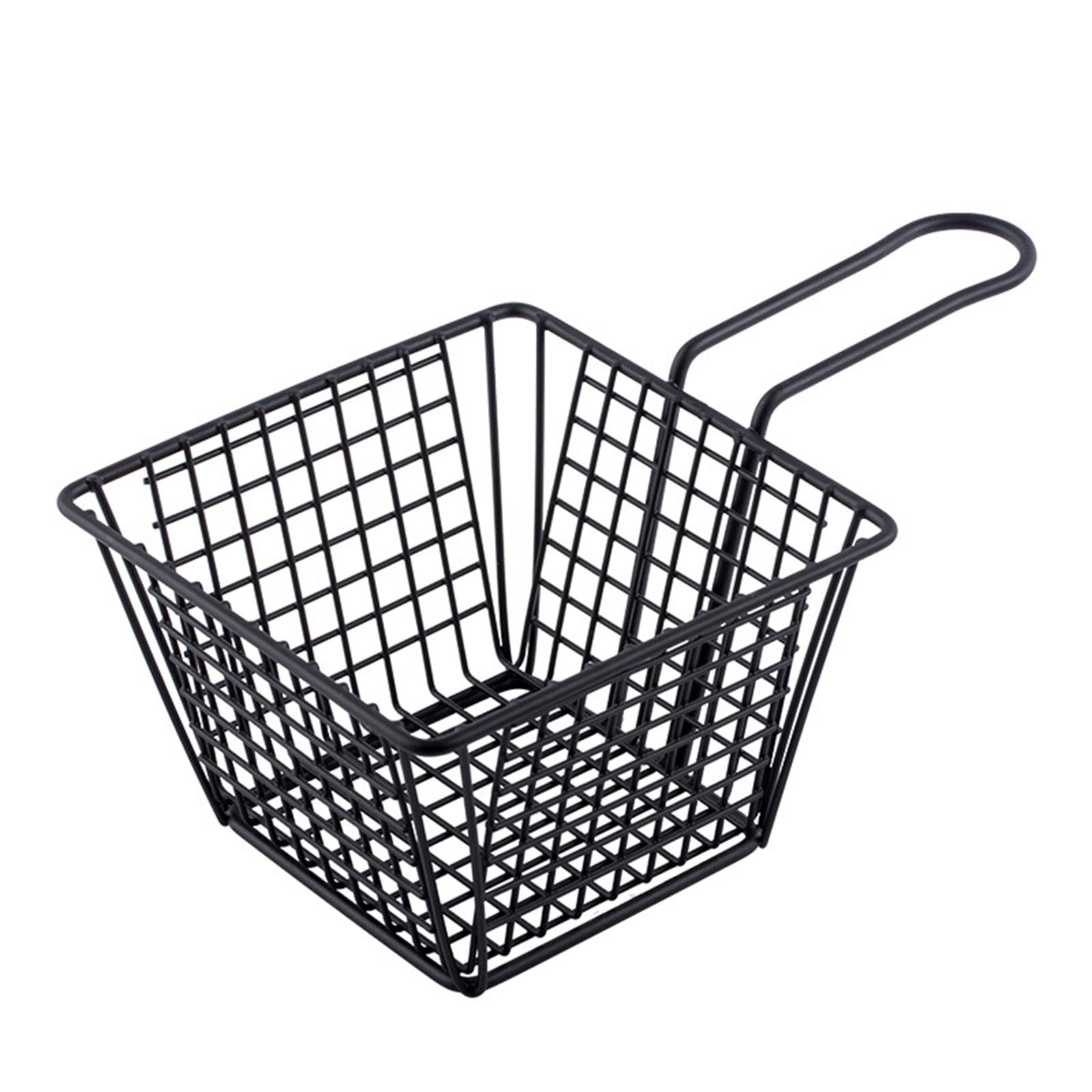 French Fry Serving Baskets Stainless Steel Square Fry Chicken Holder ...