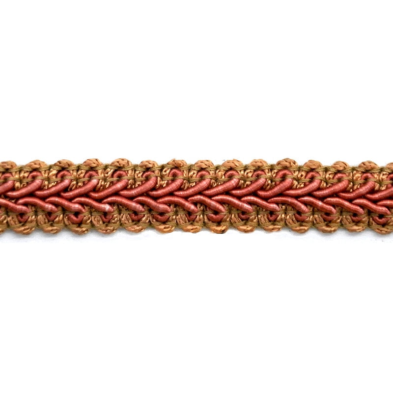 French Gimp - 1/2" Width (50 Yard Roll) - BR-709-18/38 Peach and Gold ...