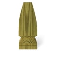 Island Post Cap French Gothic Post Finial for 4x4 Wood Posts, Treated ...
