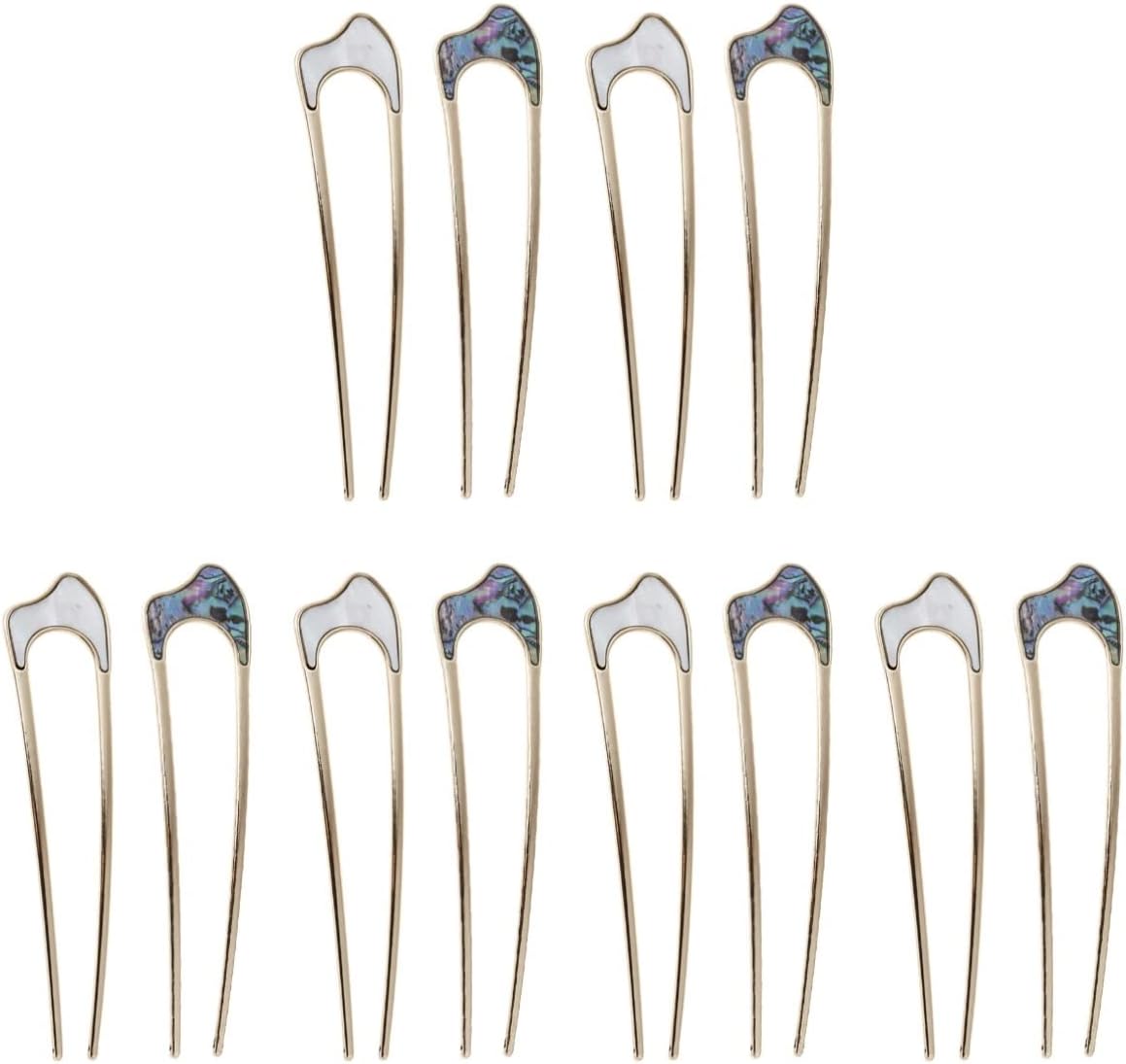 French Hair Pin 3pcs Hair Stick U- french hair clips for women u shaped ...