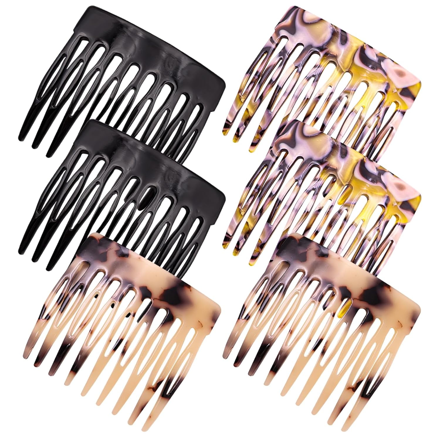 French Hair Side Combs, Decorative French Twist Hair Styling ...