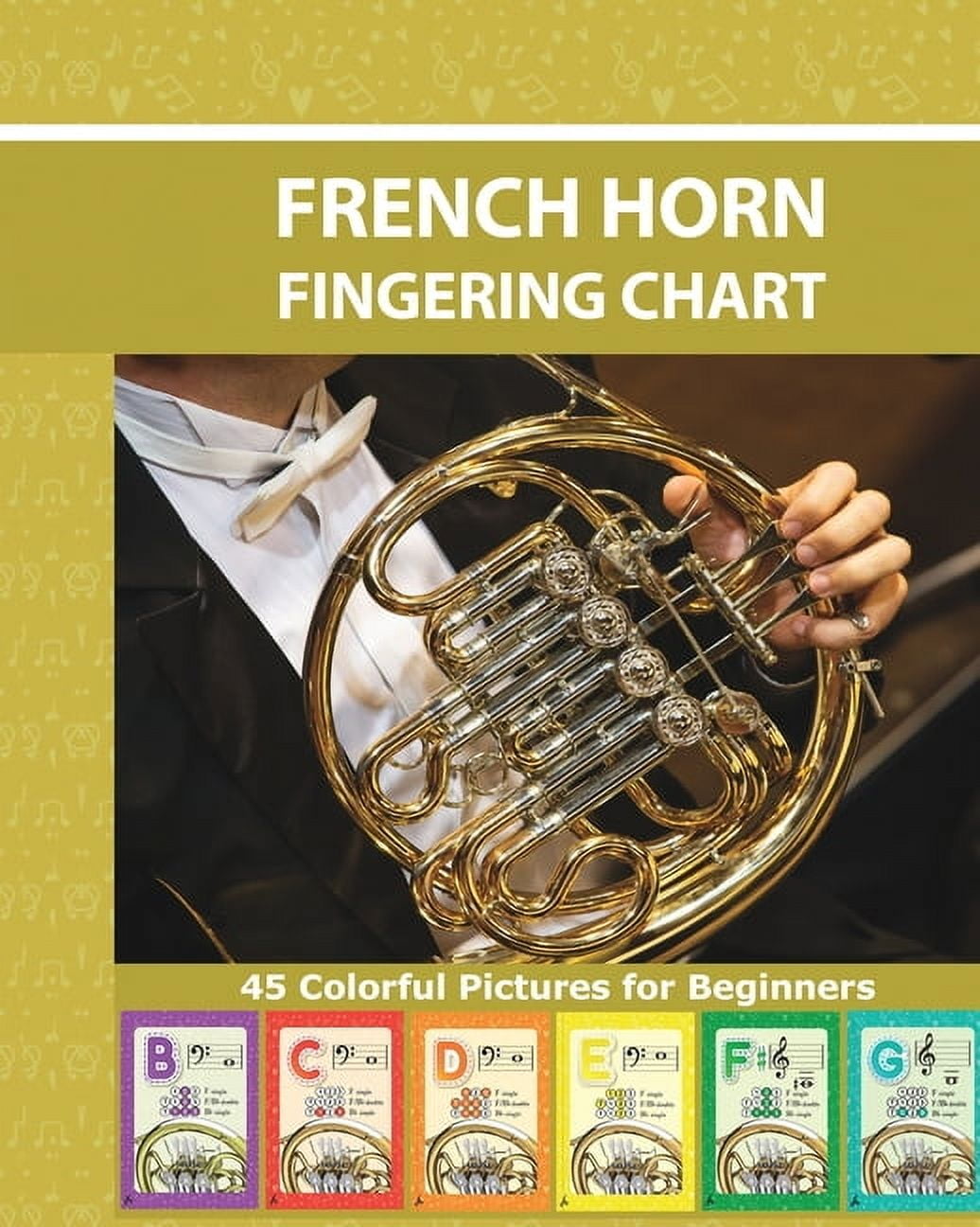 French Horn Fingering Chart: 45 Colorful Pictures for Beginners ...