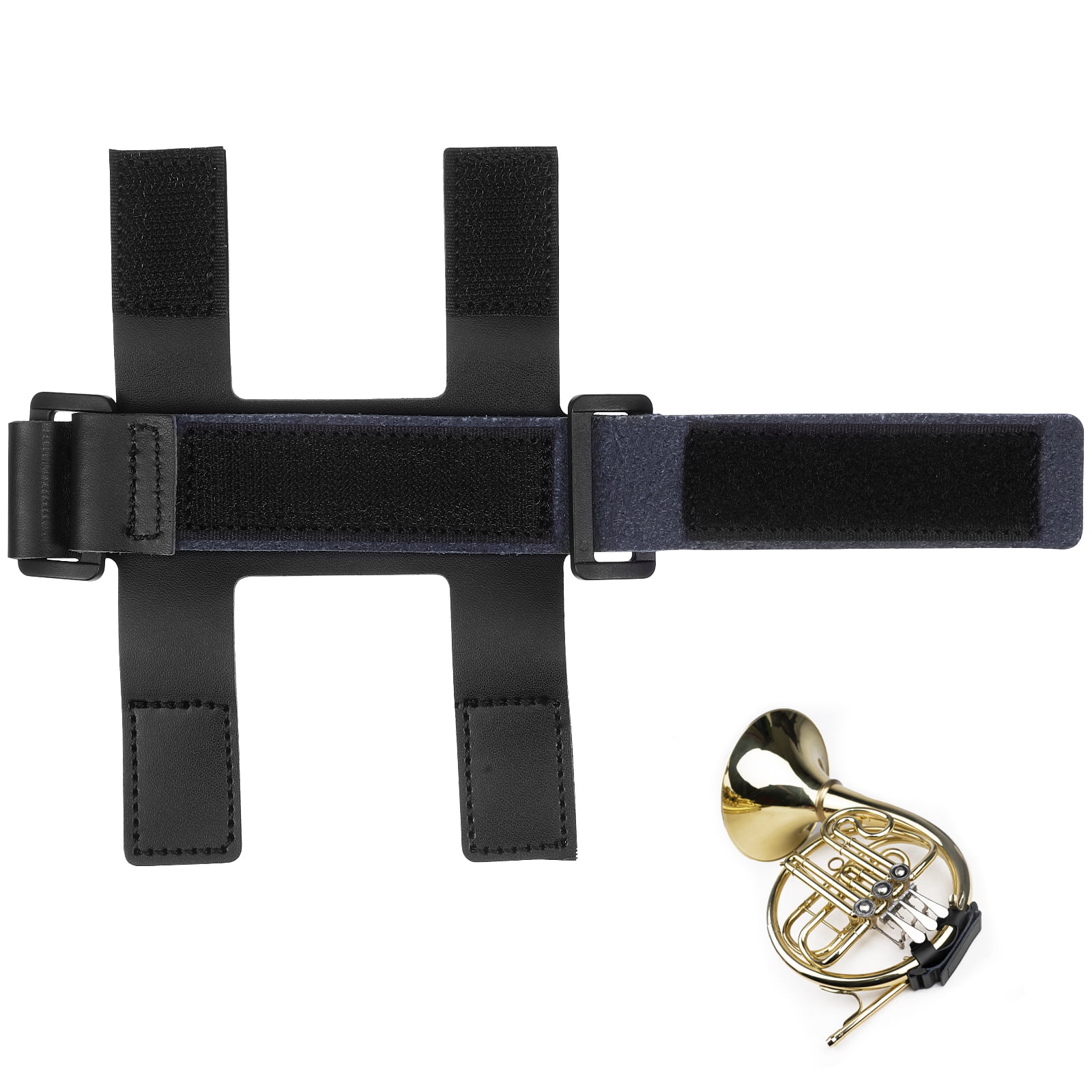 French Horn Hand Grip Adjustable Leather Hand Holding Strap Instrument ...