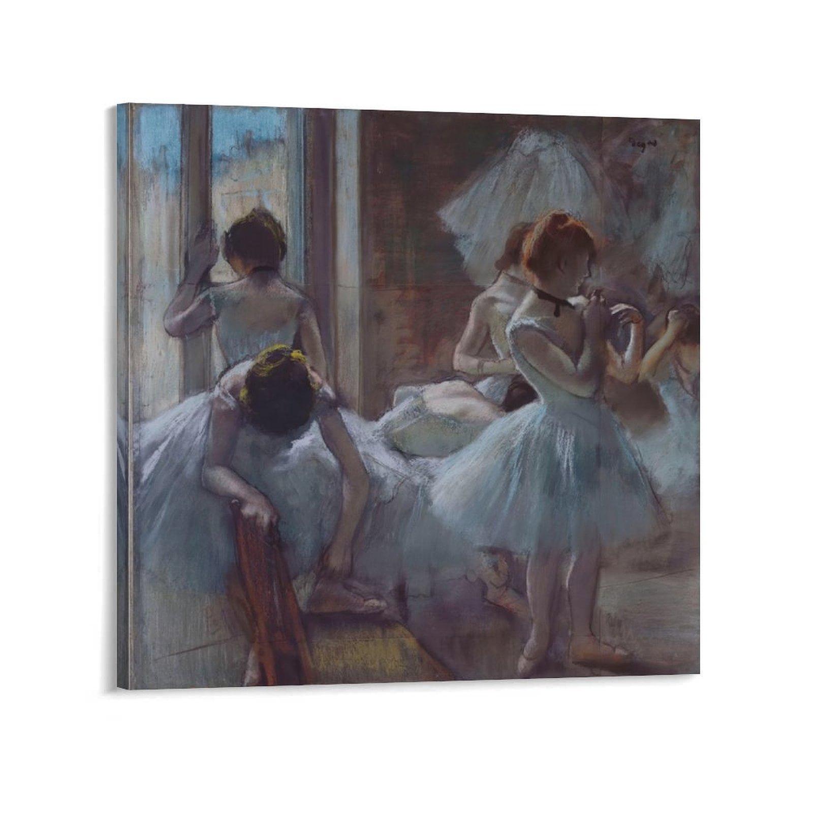 French Impressionist Artist Edgar Degas Dancers at Rest Retro Poster ...