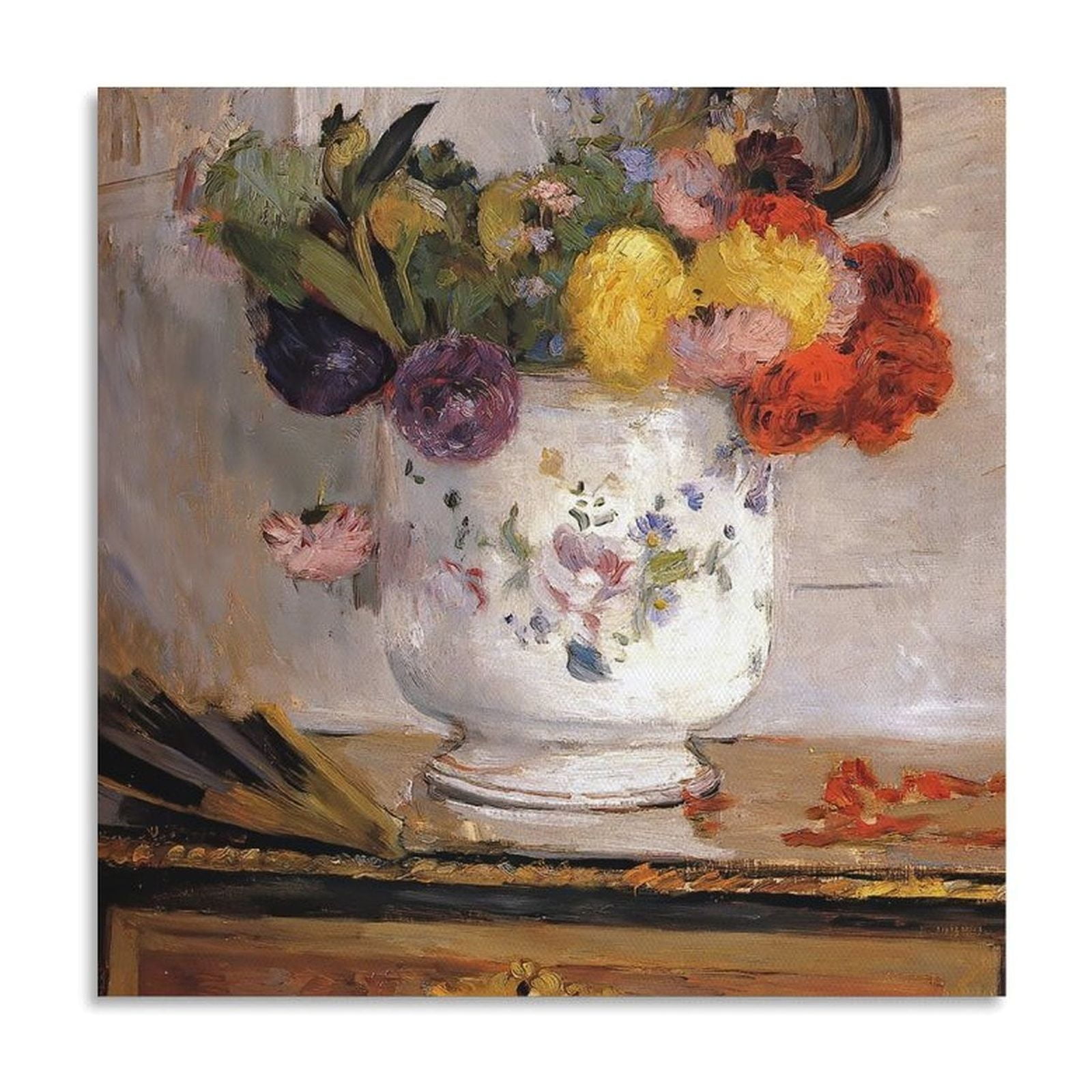 French Impressionist Painters Berthe Morisot Dahlia Poster Posters Wall ...