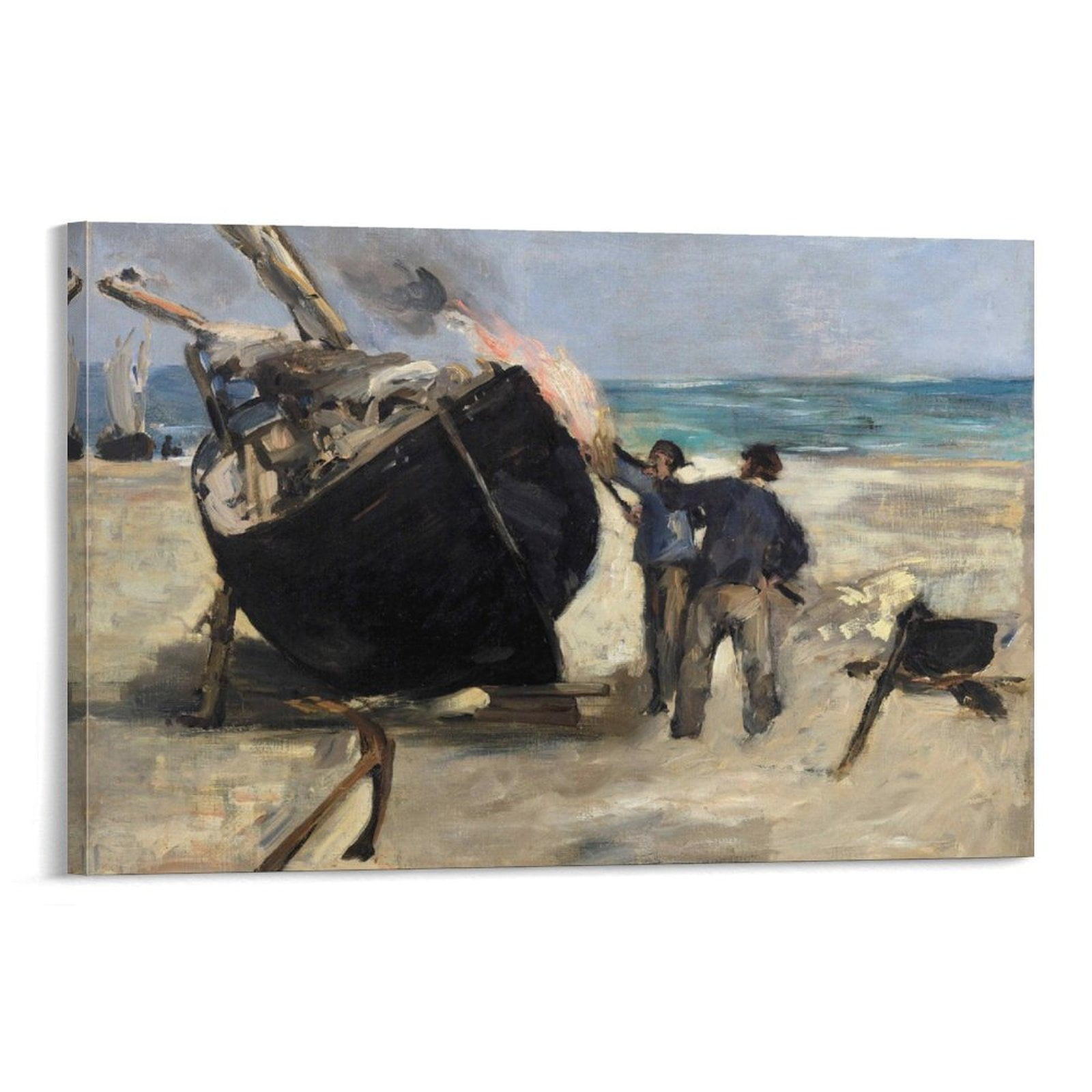 French Impressionist Painters Edouard Manet Oil The Boat Poster ...