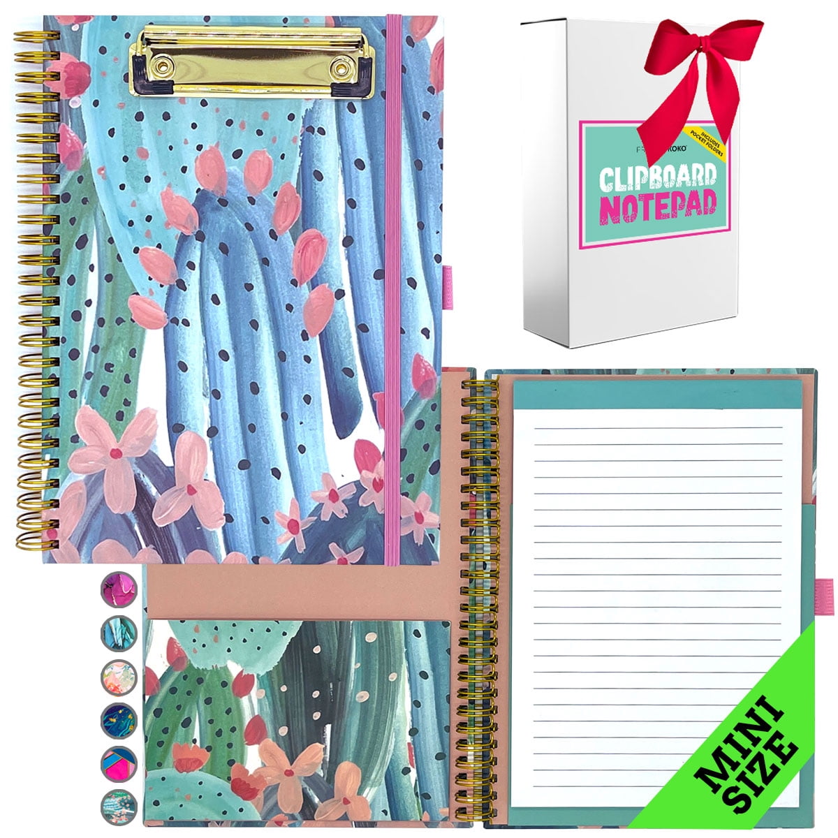 French KOKO Mini Hardcover Foldable Clipboard Folio Legal Pad Notepad ...