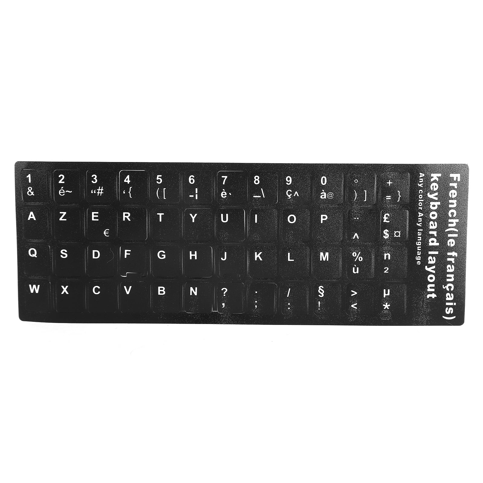 French Keyboard Sticker Replacement Keyboard Sticker for Desktop PC ...