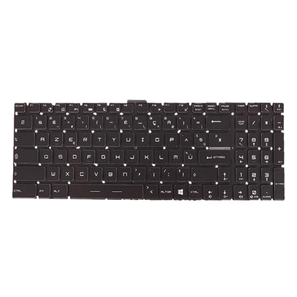 French Language Backlit Keyboard W/Numeric For MSI GT62 GL62 GL72 GE62 ...