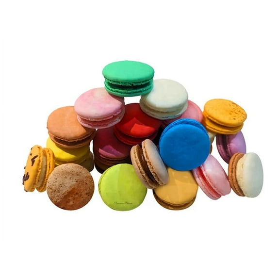 French Macarons Gift Box - 24 Assorted Macarons - Walmart.com