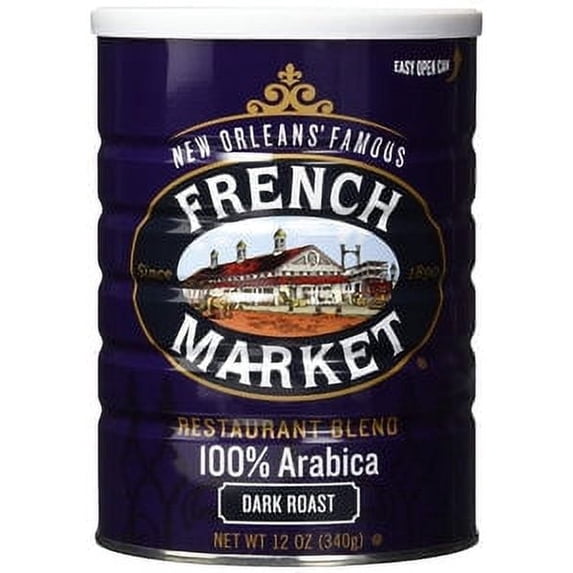 French Market Restaurant Blend Dark Roast, 12 oz Can - Walmart.com