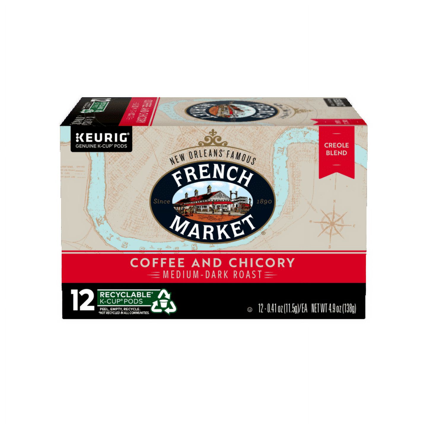 Grove Square French Vanilla Cappucino Coffee Pods, 24 Count for Keurig ...