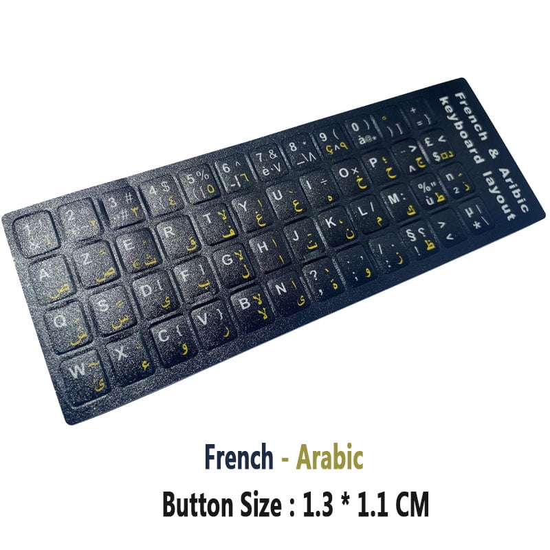French Matte Smooth Clear 10 Stickers Protective Film Layout Button ...